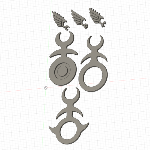 🔣 Hijos Del Emperadorsímbolos De Slaanesh・archivo 3d Gratis Para